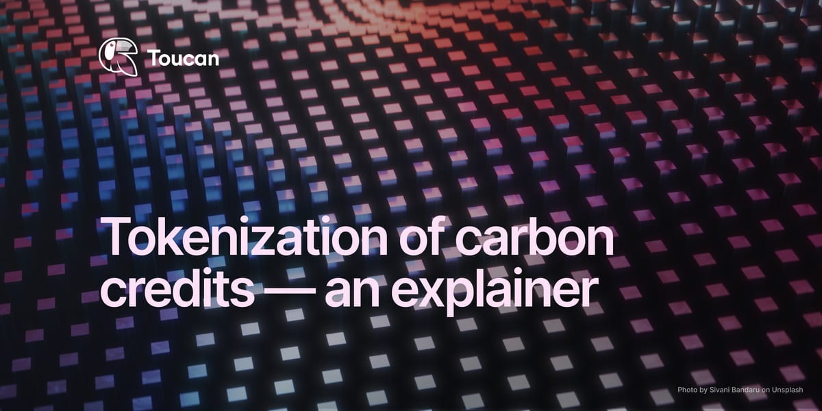 Tokenization of carbon credits | A deep dive